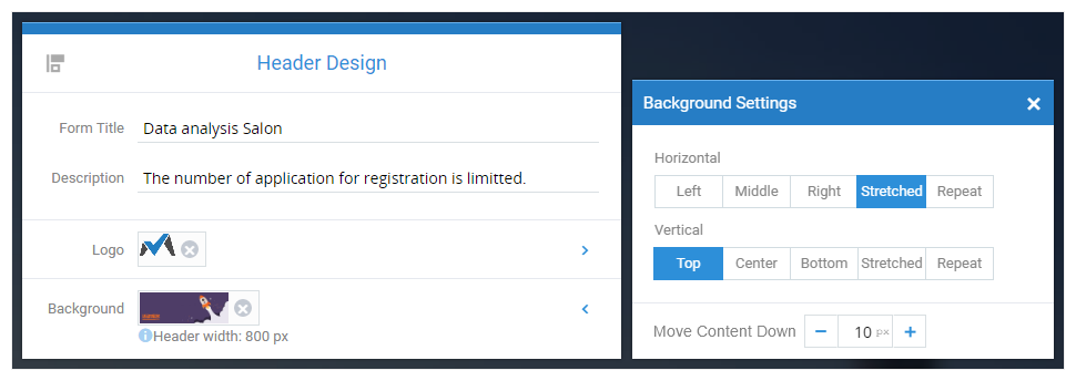 Forms | Make A Good Beginning with Header Design | Get Started | 麦客百科 ...